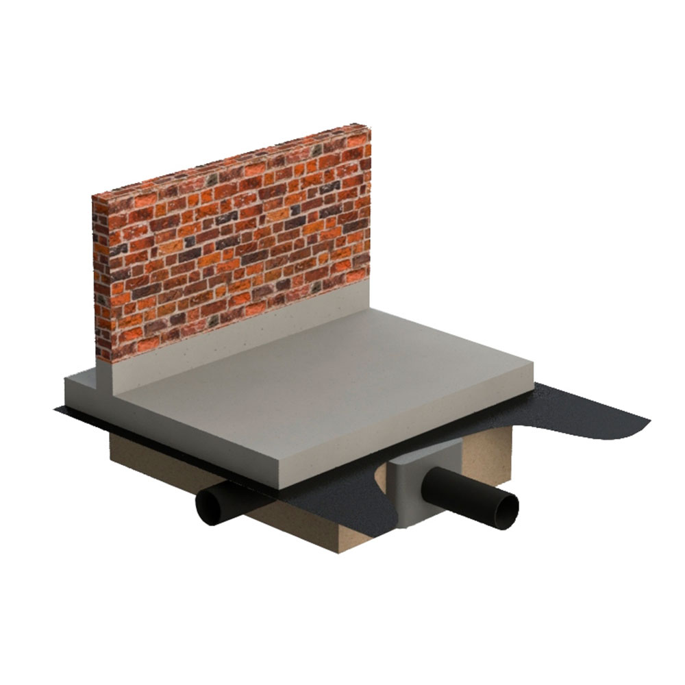 DAFA Radon System - DAFA radon sump for venting radon gas away